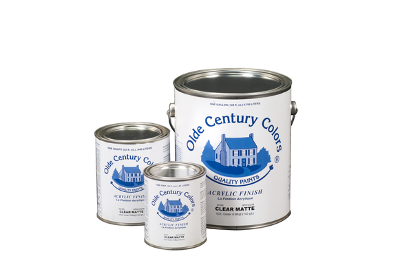 Clear Matte Finish – Olde Century Colors